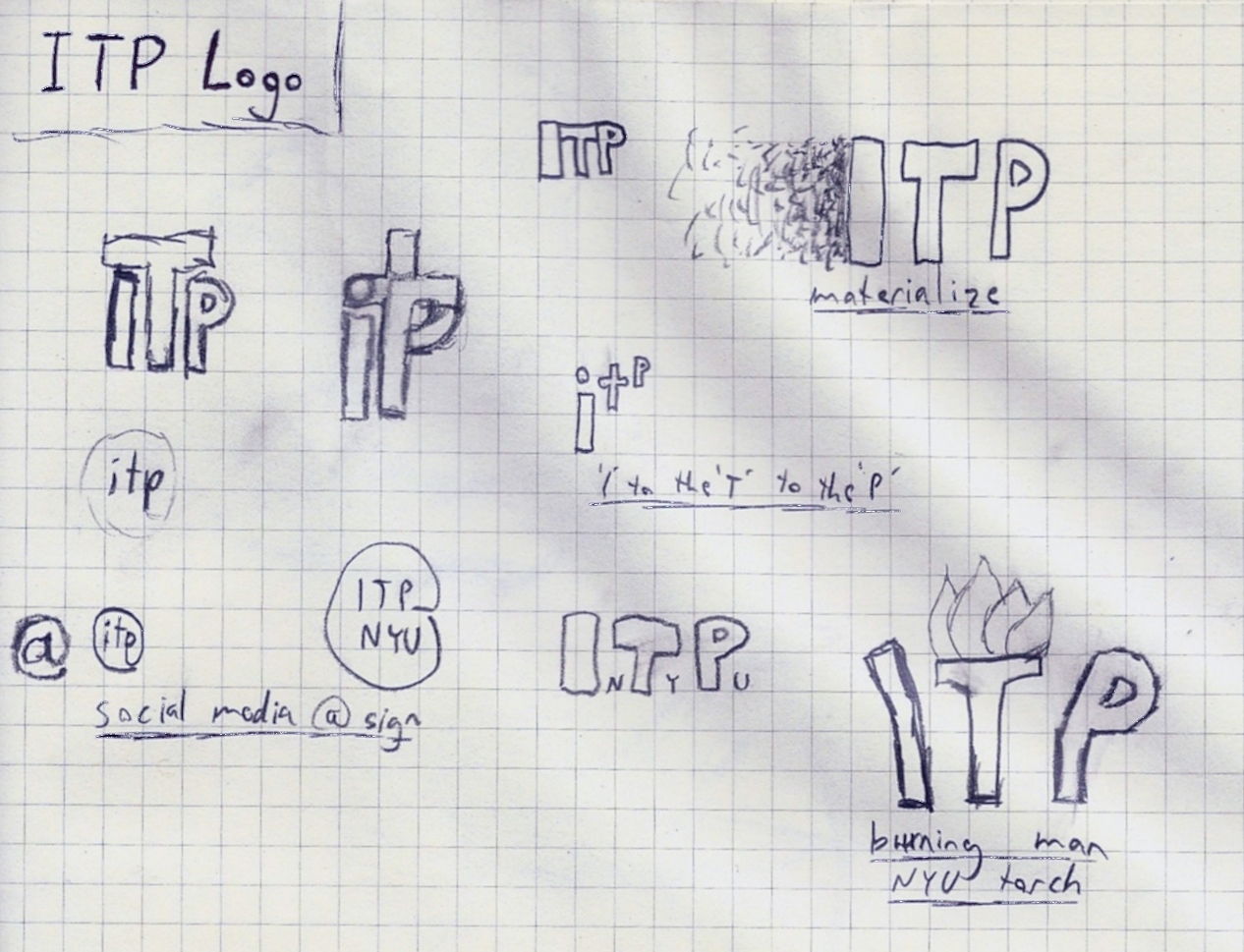 Designing a new ITP logo | Carl Jamilkowski