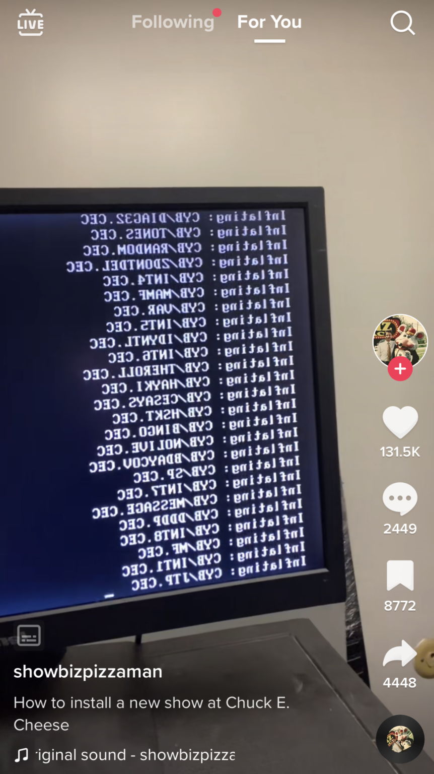 Backwards Text in Social Media - Carl Jamilkowski